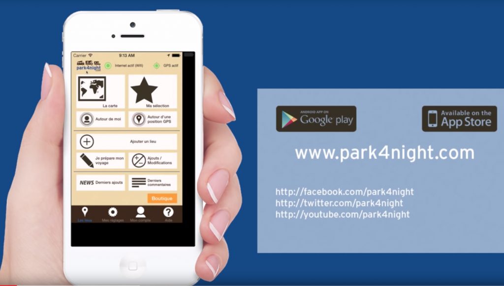 Vidéo : bien utiliser l’application Park4night | Van Magazine